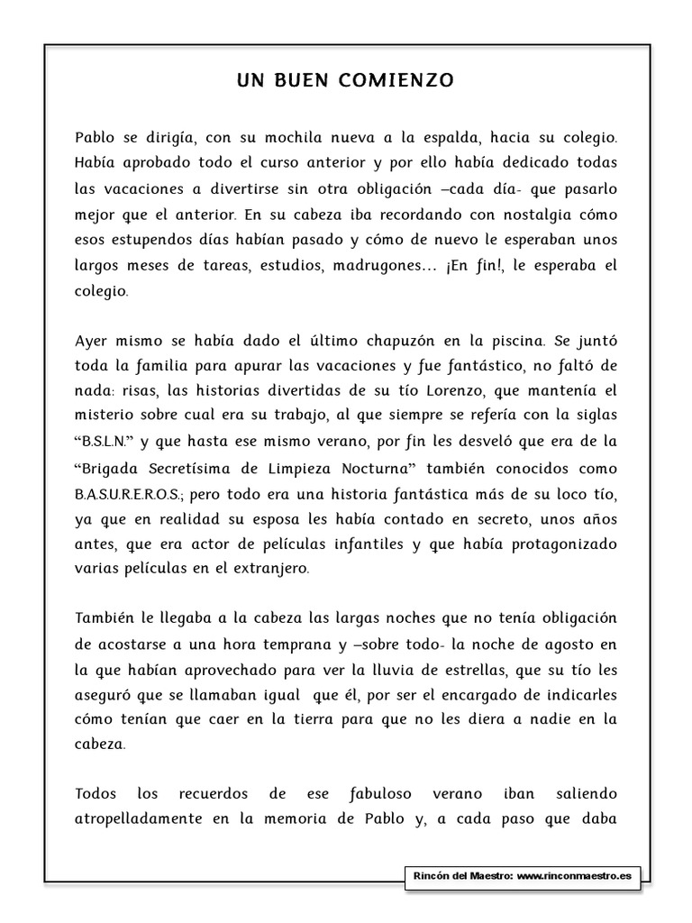 30 Un Buen Comienzo | PDF
