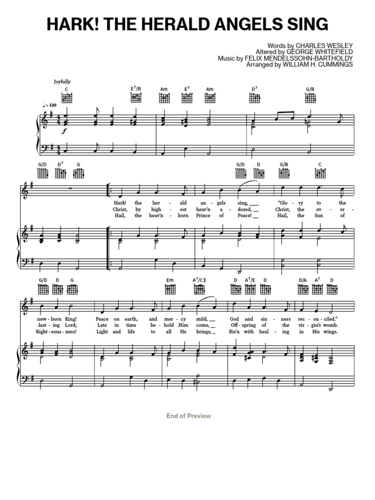 Hark! The Herald Angels Sing | PDF