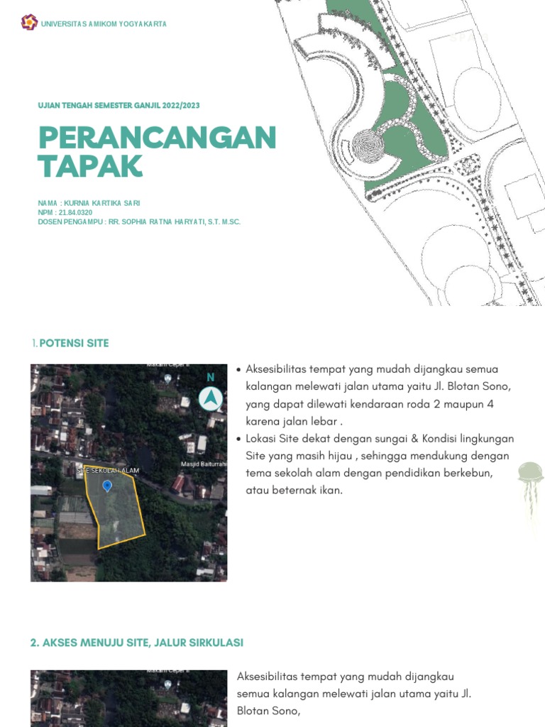 Perancangan Tapak 3 | PDF