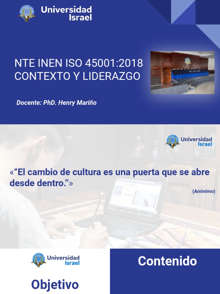 1.1 Nte Inen Iso 450012018 Contexto y Liderazgo | PDF | Organización no ... 1.1 Nte Inen Iso 450012018 Contexto y Liderazgo | PDF | Organización no ...
