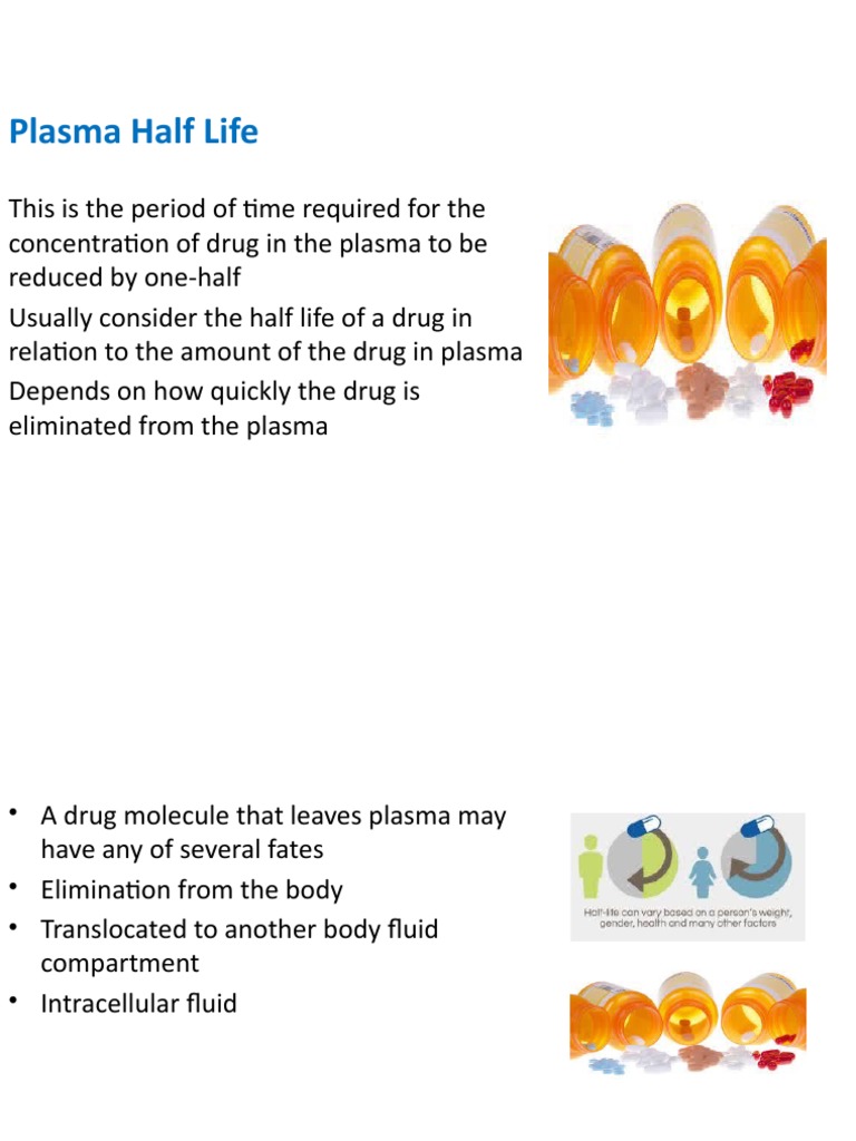 Plasma Half Life | PDF
