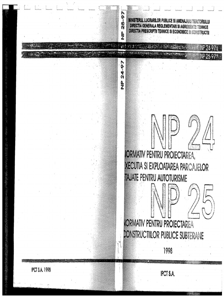 NP 024+25 Normativ Parcaje | PDF