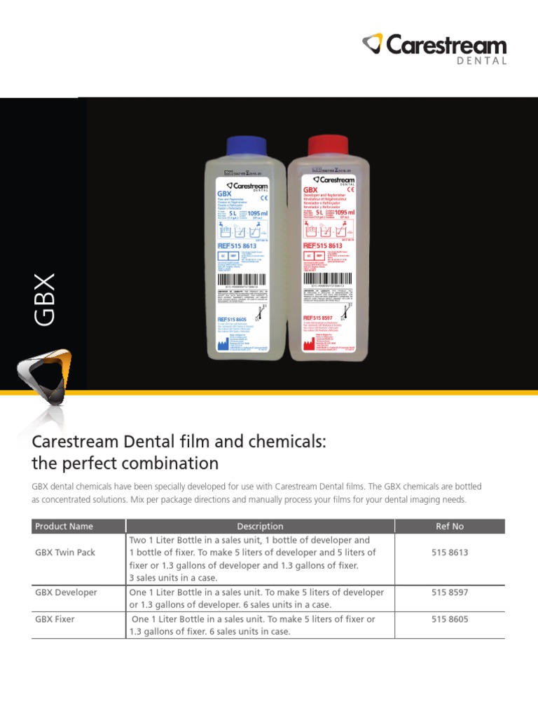 Carestream Liquidos Fijador y Revelador Rev. 2 2 | PDF | Chemistry