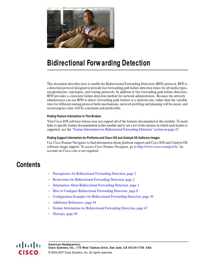Bidirectional Forwarding Detection | PDF | Router (Computing) | Routing