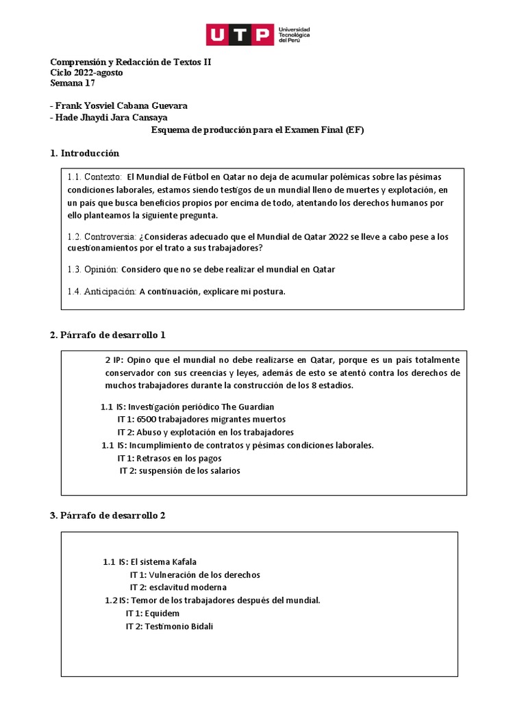 Semana17 Esquema de Produccion | PDF | Etica Aplicada | Instituciones sociales