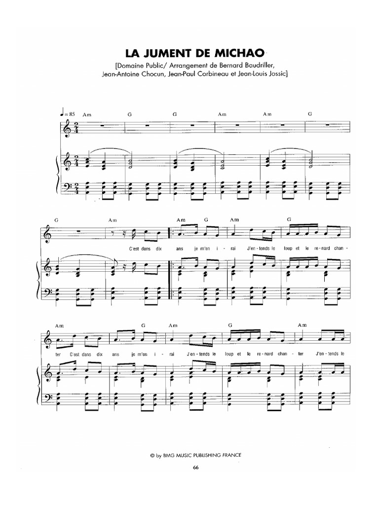 La Jument de Michao - Nolwenn Leroy | PDF