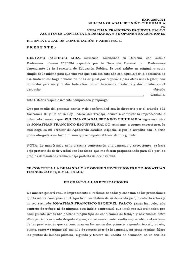 Jonathan Esquivel Falco | PDF | Justicia | Crimen y violencia