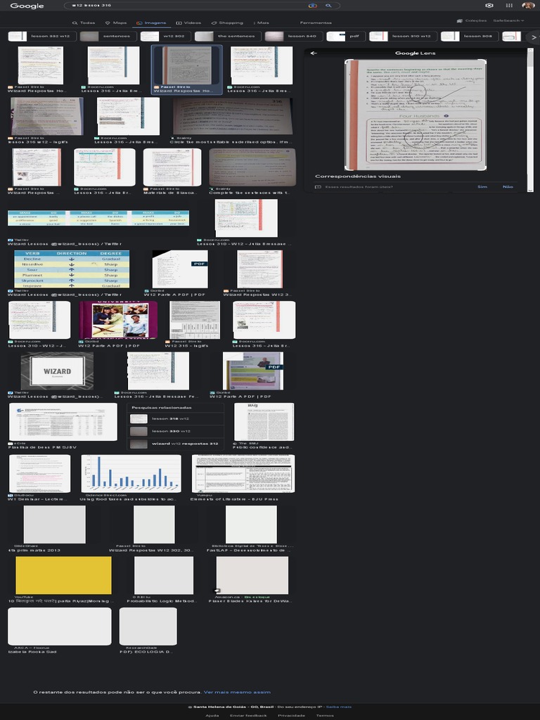 w12 Lesson 316 - Pesquisa Google | PDF