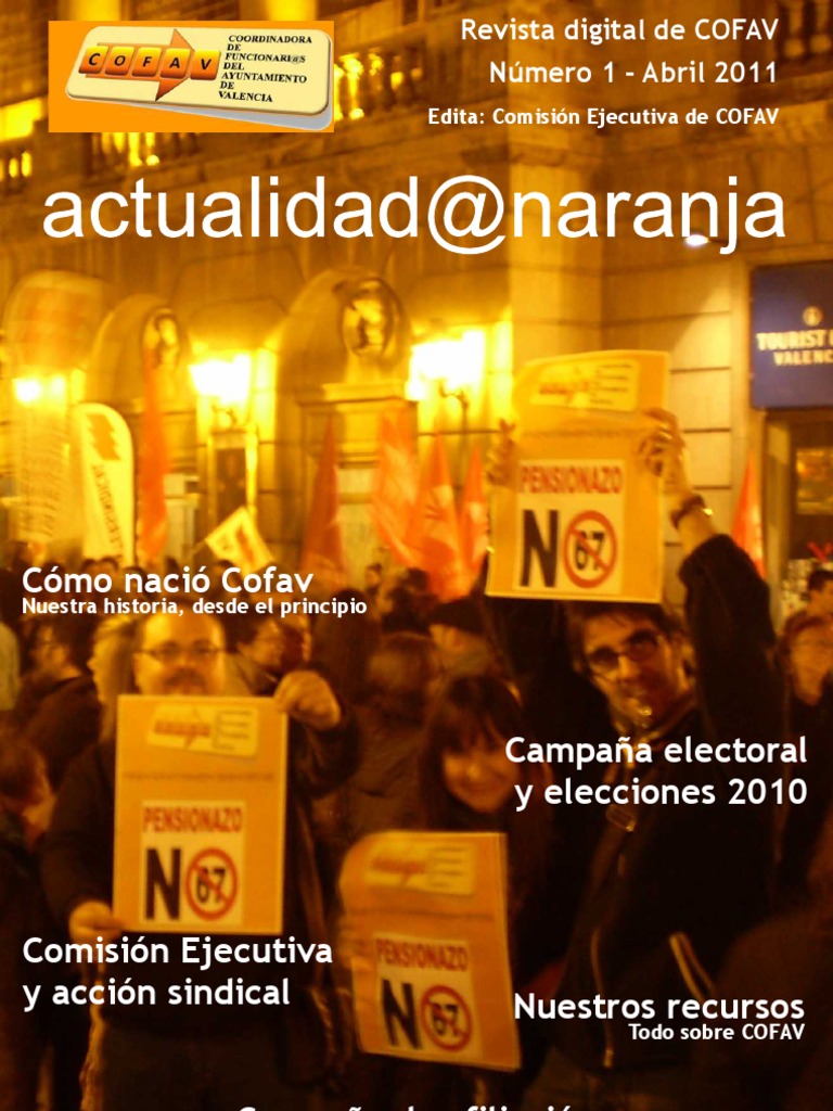 Revista Digital de COFAV Nº 1 | PDF | Sindicato | Blog