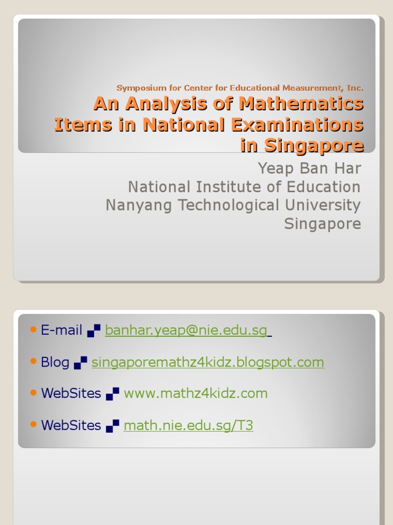 Manila CEM | PDF | Teaching Mathematics | Test (Assessment)