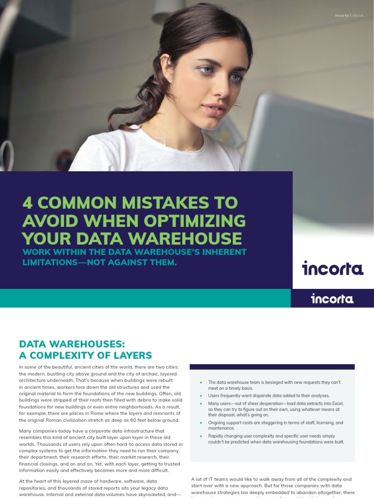 EBook - 4 Common Mistakes To Avoid - New | PDF | Data Warehouse | Cloud Computing