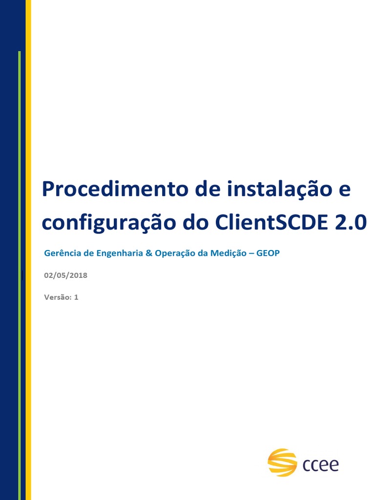 Manual Client SCDE 2 0 | PDF | Microsoft Windows | Java (linguagem de ...