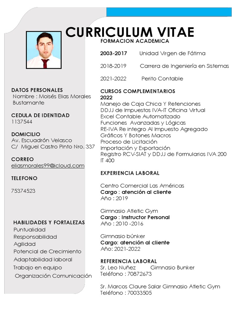 Curriculum Vitae Moises | PDF | Negocios