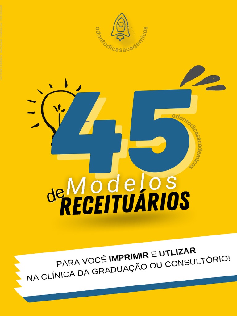 45 Modelos de Receituarios 1 | PDF | Química Medicinal | Farmacologia