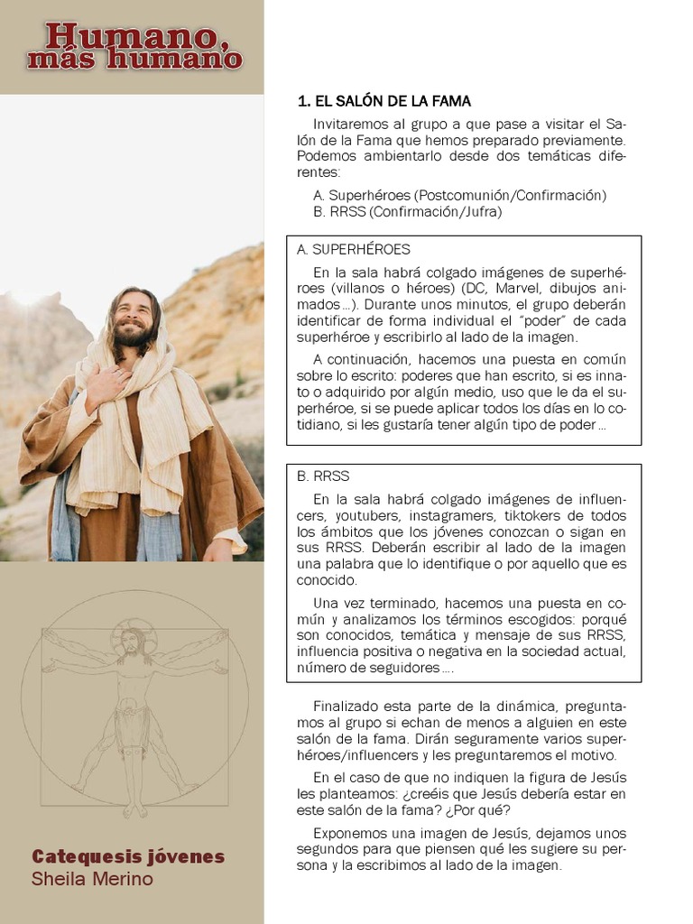 Catequesis Jovenes | PDF | Jesús | Creencia religiosa y doctrina