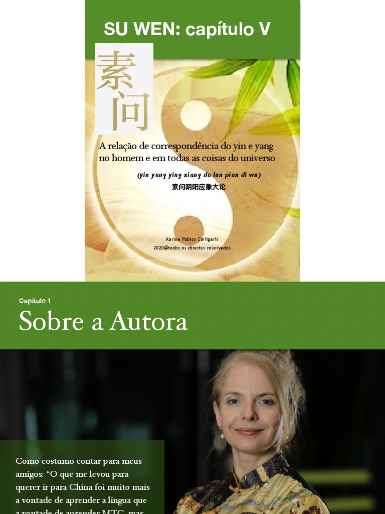 E-Book SU WEN Capítulo V (Karine) | PDF | Yin e Yang | QI