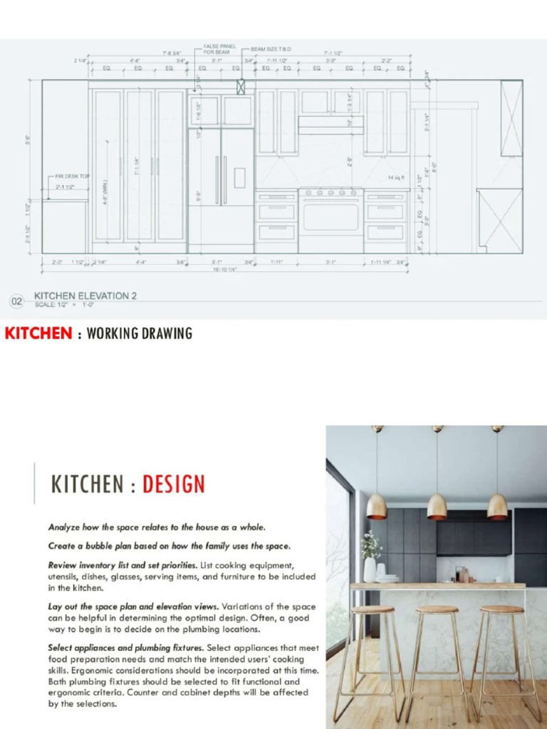 WD II Kitchen PPT Desktop Study 01 | PDF