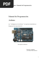 Manual de Arduino | PDF | Ascii | Programa de computadora