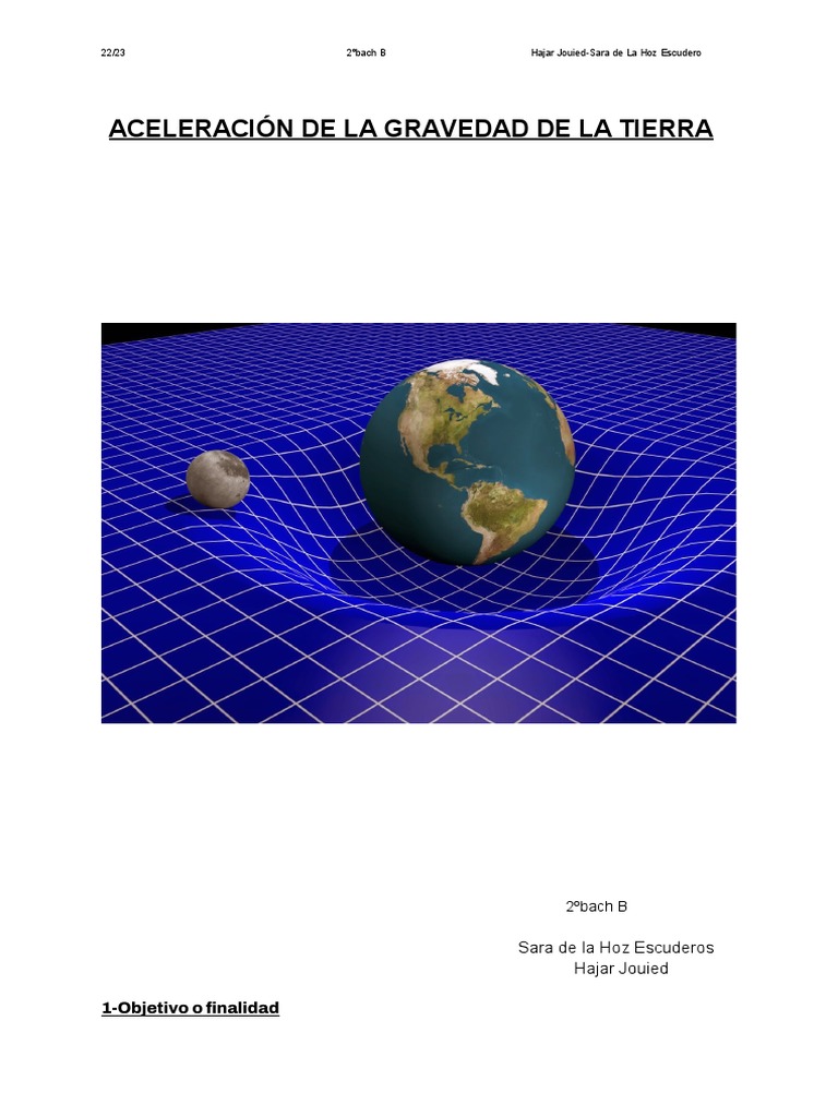 Aceleraciòn de La Gravedad de La Tierra | PDF | Péndulo | Oscilación