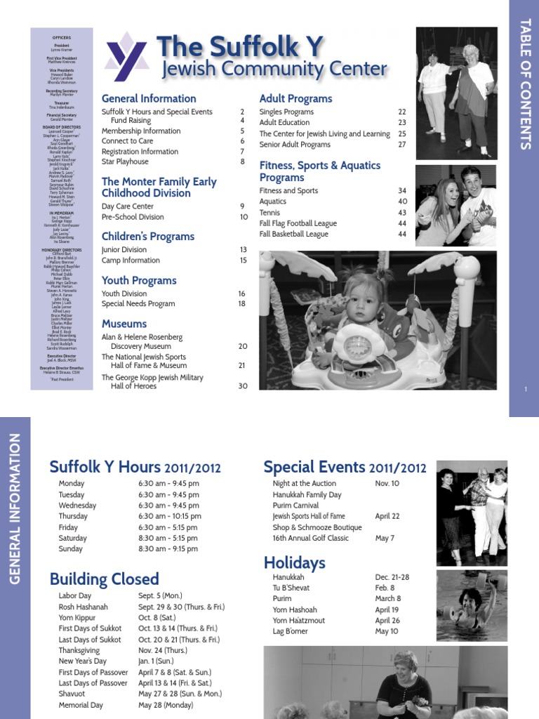 Suffolk Y JCC Fall 2011/ Winter 2012 Program Guide | PDF | American ...