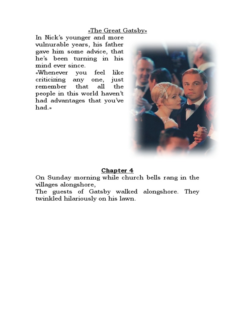 The Great Gatsby | PDF