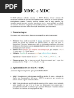Cálculo do Mínimo Múltiplo Comum (MMC) | PDF | Número primo | Matemática