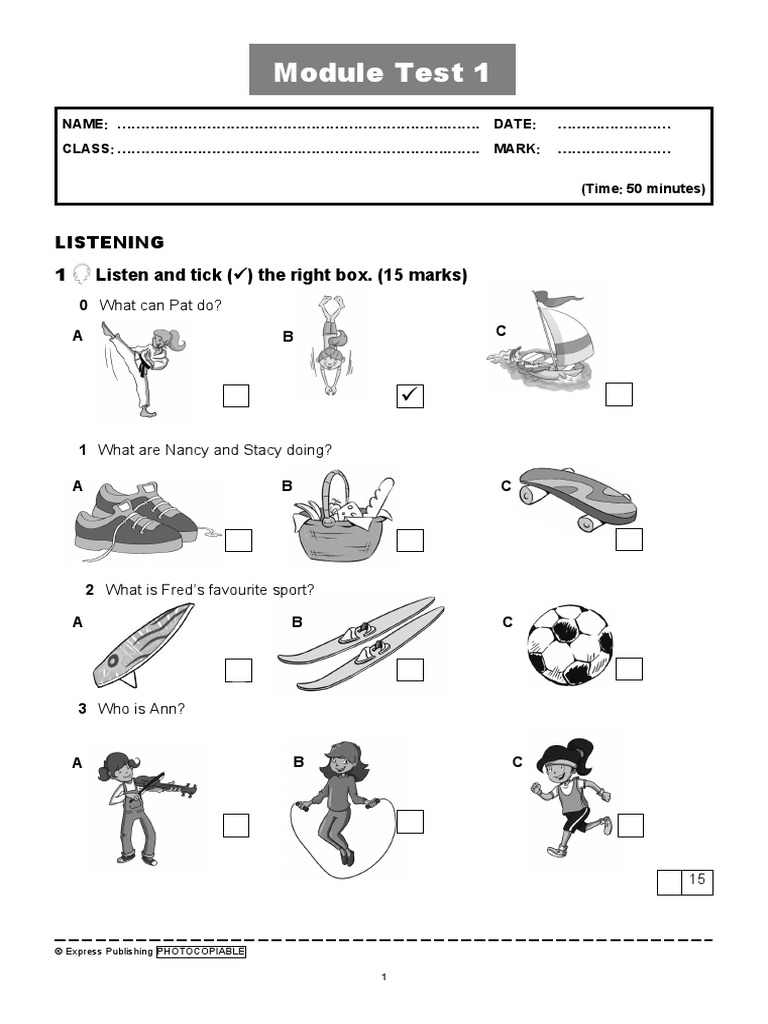 05 Smiles 5 Module Tests | PDF | Foods | Cuisine