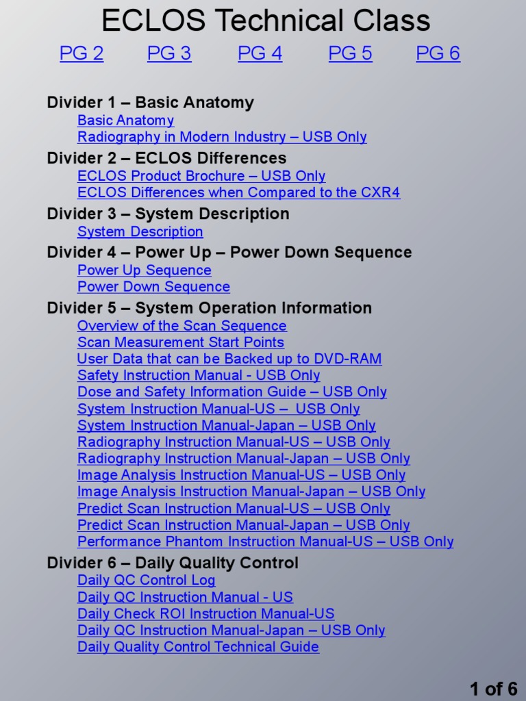 ECLOS Technical Manual Dividers | PDF | Usb | Central Processing Unit