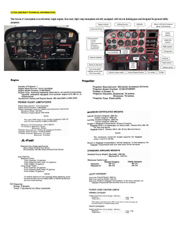 C172N | PDF | Flight | Aviation Safety