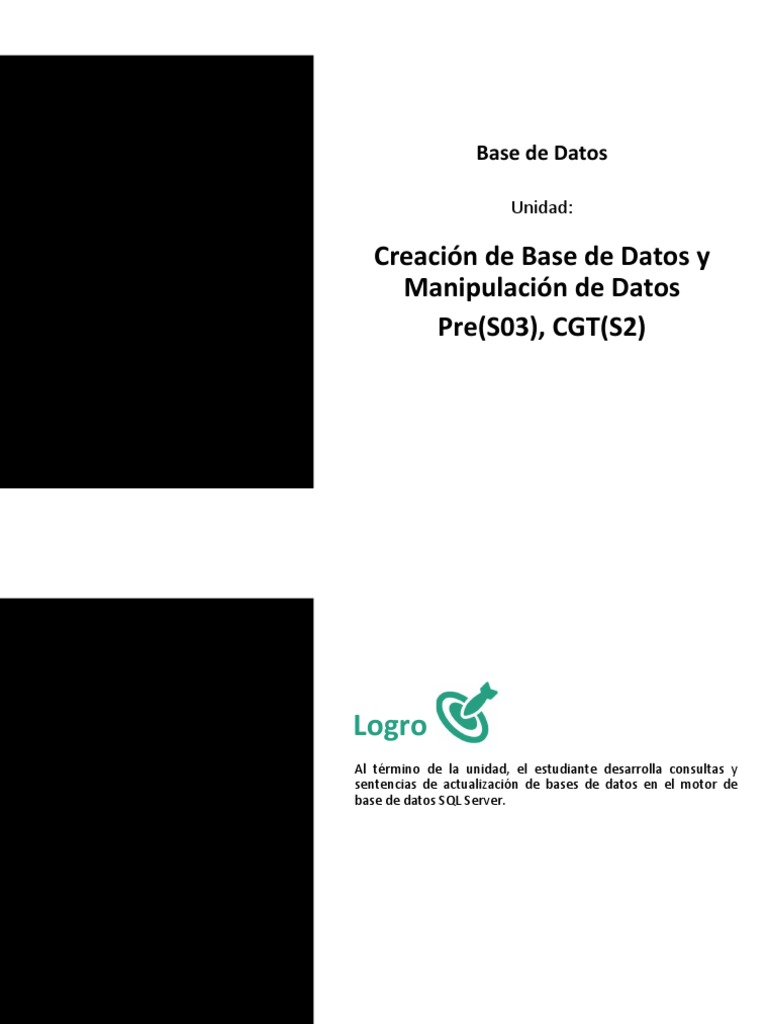 S03.s1.s2 - Material | PDF | Bases de datos | Servidor SQL de Microsoft