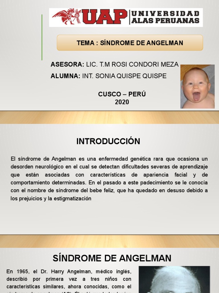 Características y tratamiento del síndrome de Angelman | PDF | Gene ...