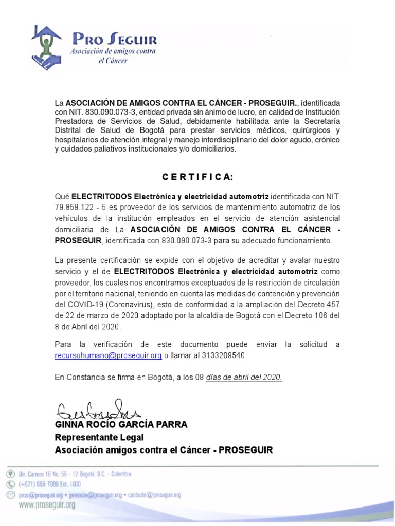 Certificación de Proveedor de Mantenimiento Automotriz | PDF | Ciencias ...