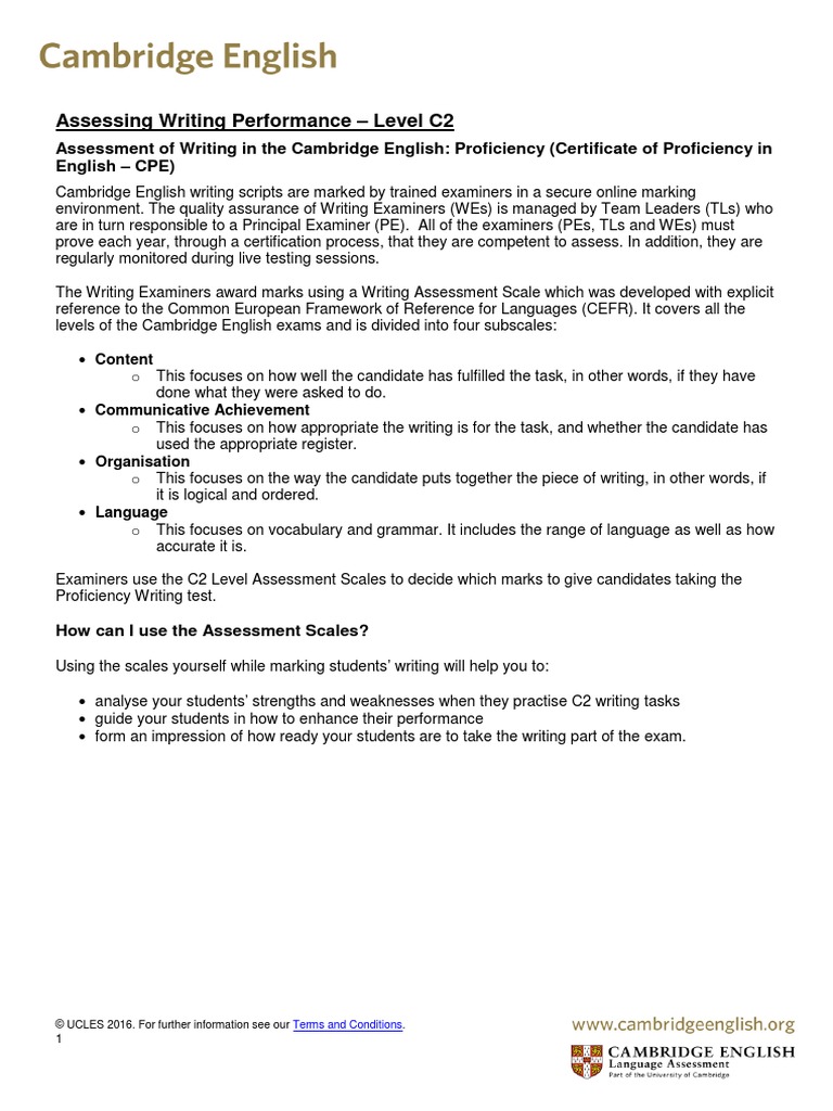 Assessing Writing at C2 | PDF | Psycholinguistics | Cognition