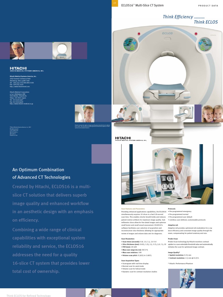 01 ECLOS16 Brochure | PDF | Ct Scan | Medical Imaging