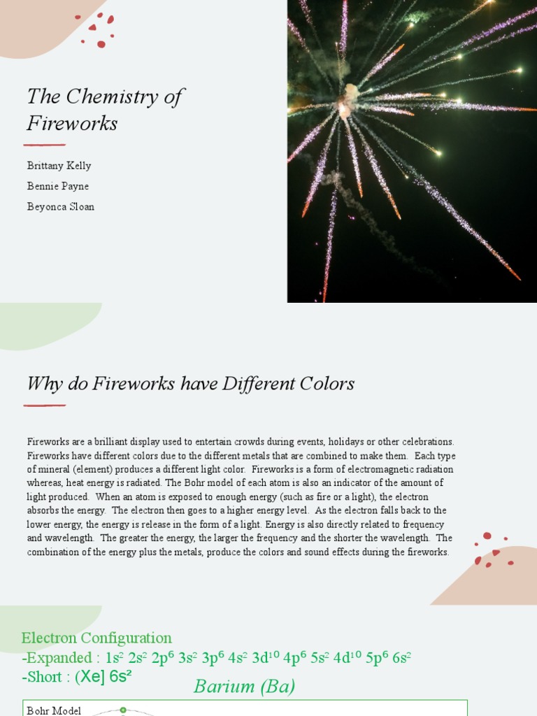 Fireworks | PDF | Electron Configuration | Light