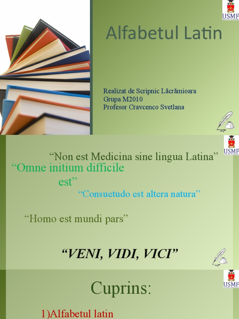 Alfabetul Latin | PDF