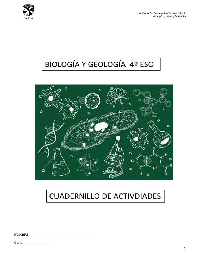 Biologia 4 Eso Recuperacion | PDF | Dominancia (Genética) | Adn