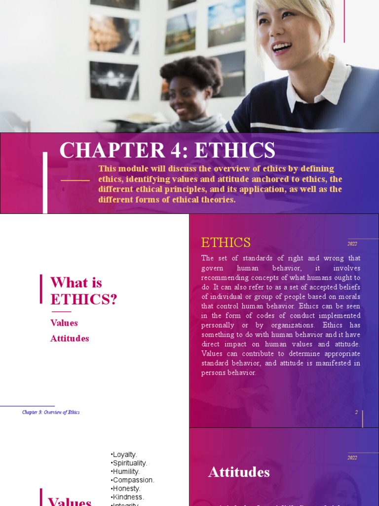 Chapter 4 - Overview of Ethics | PDF | Utilitarianism | Social Institutions