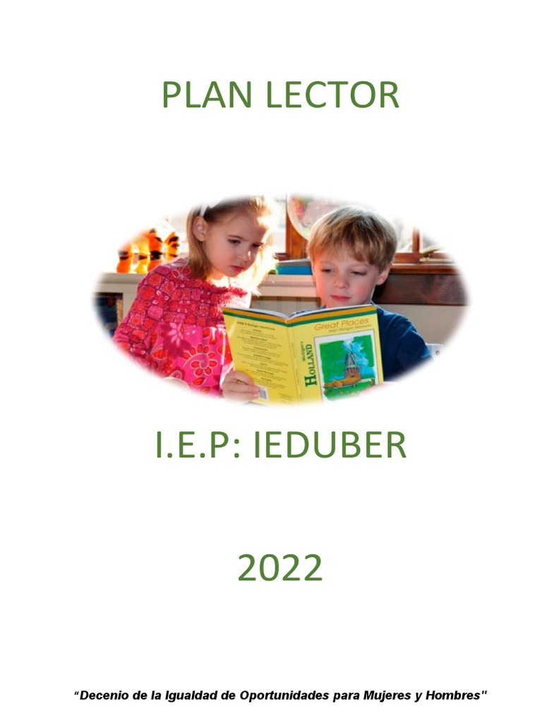 Plan Lector General | PDF | Comprensión lectora | Método de enseñanza