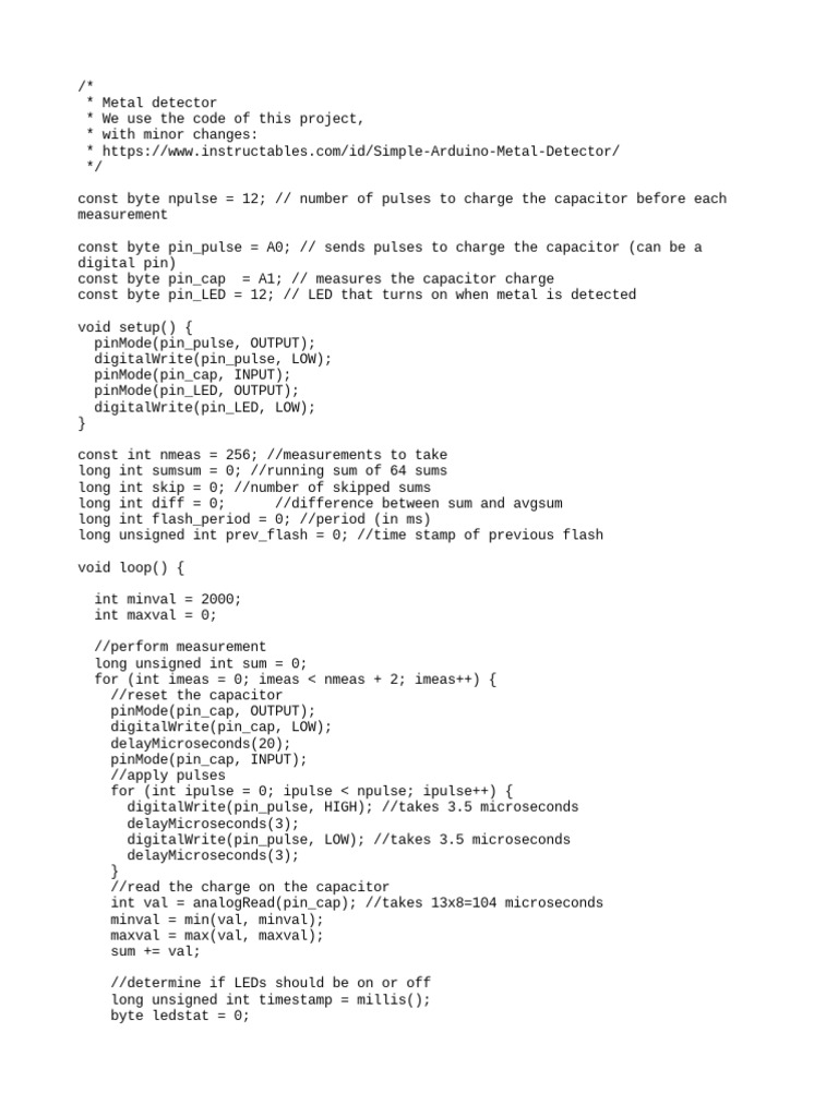 M Detector | Download Free PDF | Detector (Radio) | Electronic Engineering