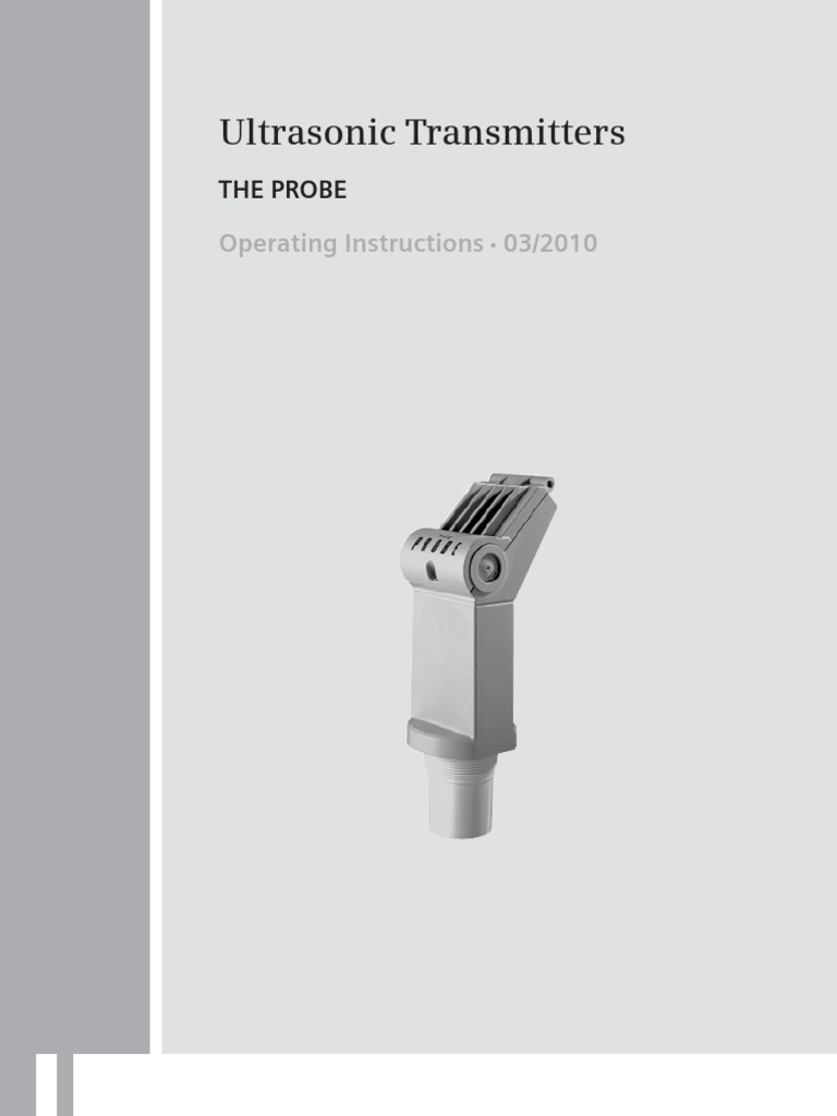 Siemens The Probe Man 7ML19985GD62 | PDF | Electrical Wiring | Calibration