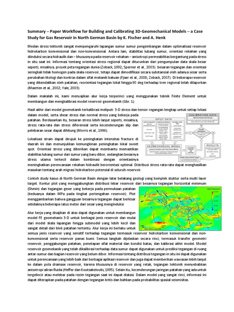 Tugas Summary Paper - GL6013 Geomekanika Dan Pore Pressure Farid Dasa M ...