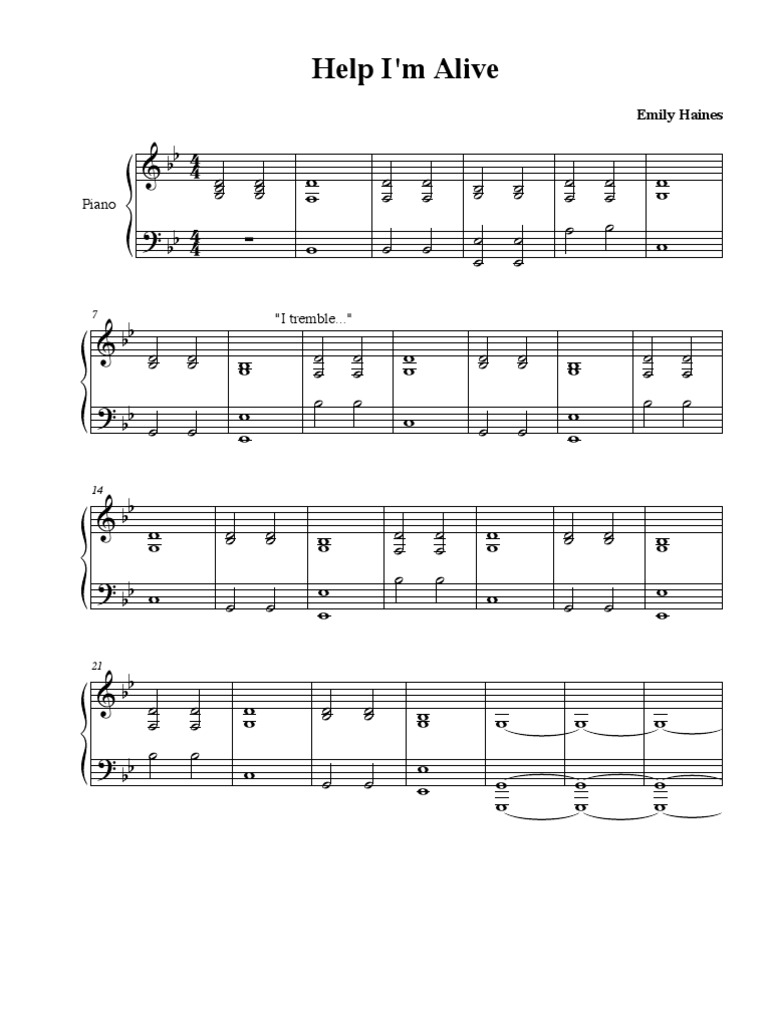 Metric+ +Help,+I'm+Alive | PDF