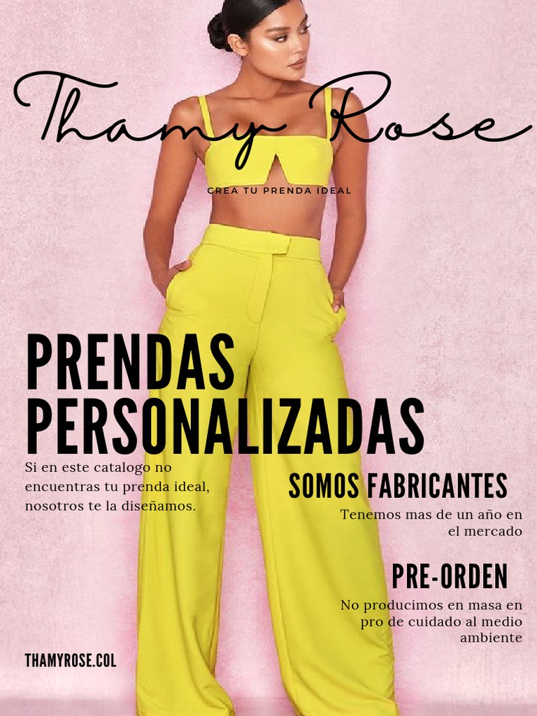 Prendas Personalizadas de Moda Femenina | PDF | Arte | Estilo de vida