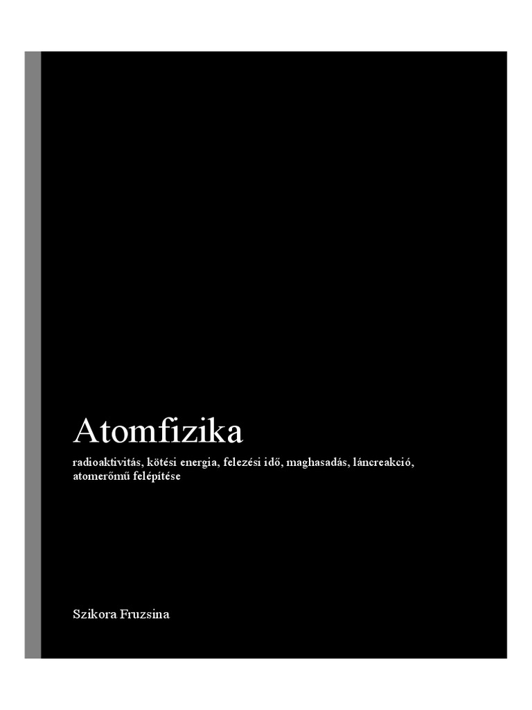 Atomfizika | PDF