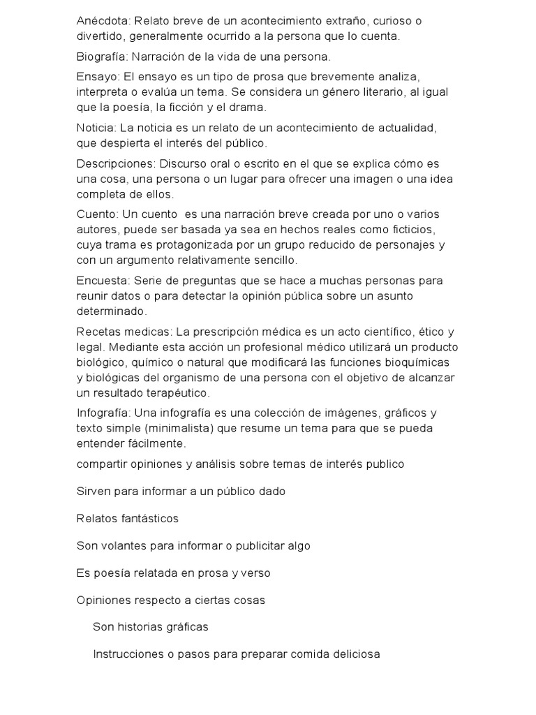 Anécdota | PDF | Ensayos | Narración