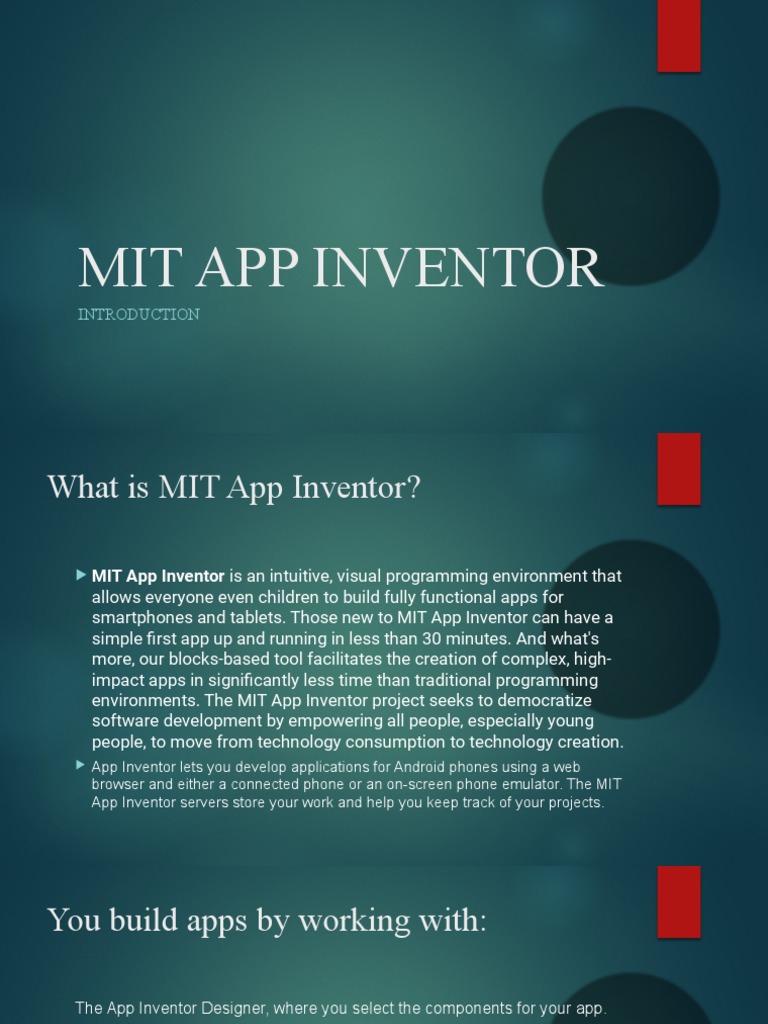 Mit App Inventor | PDF | Mobile App | Installation (Computer Programs)