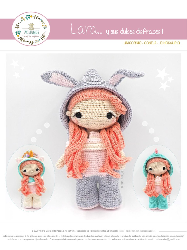 Lara Doll | PDF | Amigurumi | Tejer