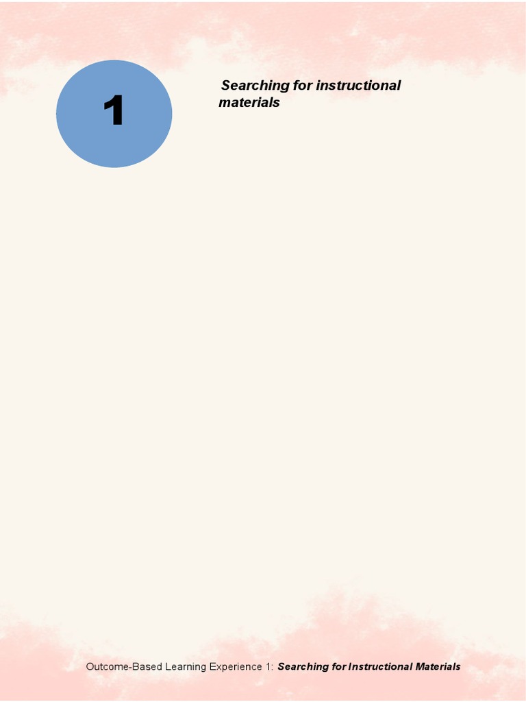 Selecting Effective Instructional Materials | PDF | Teaching Method ...