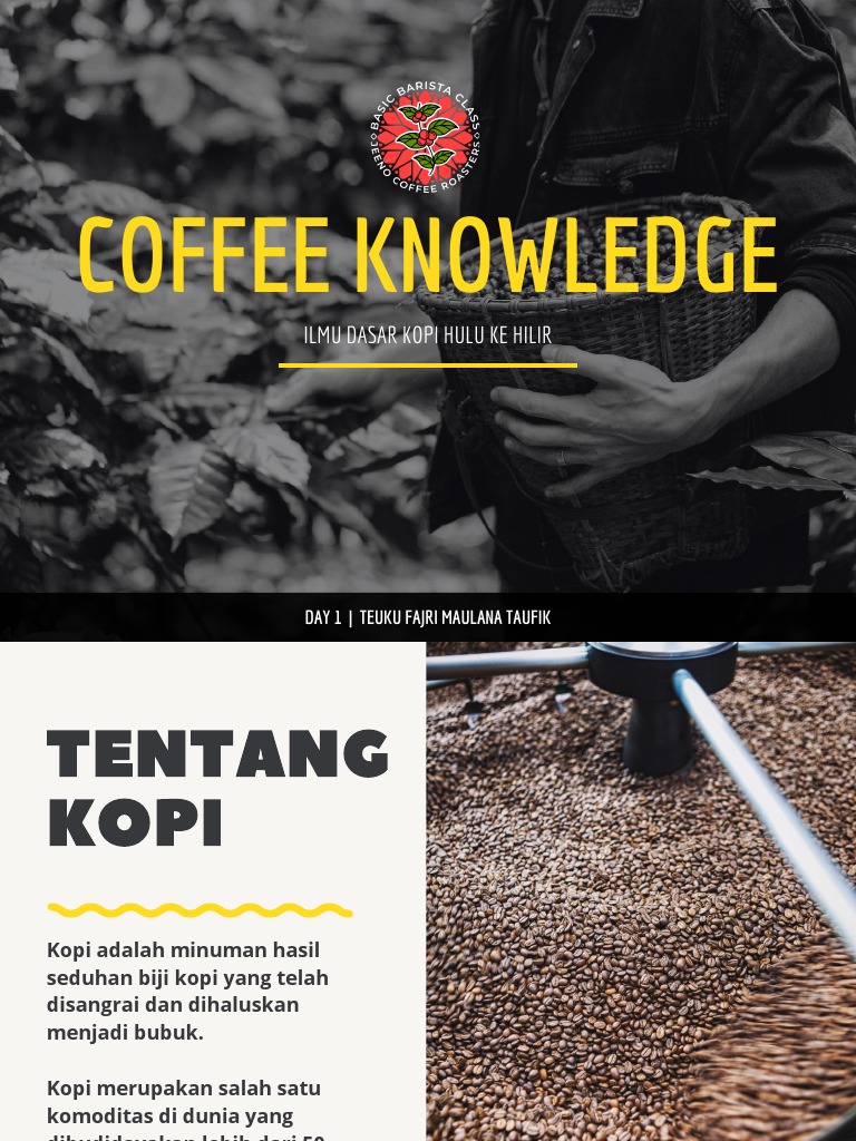 Day 1 Coffee Knowledge | PDF